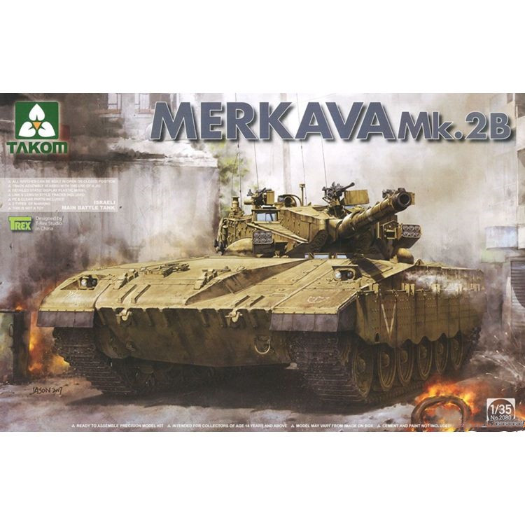 TAKOM TAKOM Sanhua 2080 1/35 Mekava MK2 Main Battle Tank Assembly Model ...
