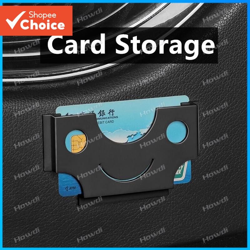 Car Mounted Card Holder Voucher Storage Box IC Card Holder Car ...