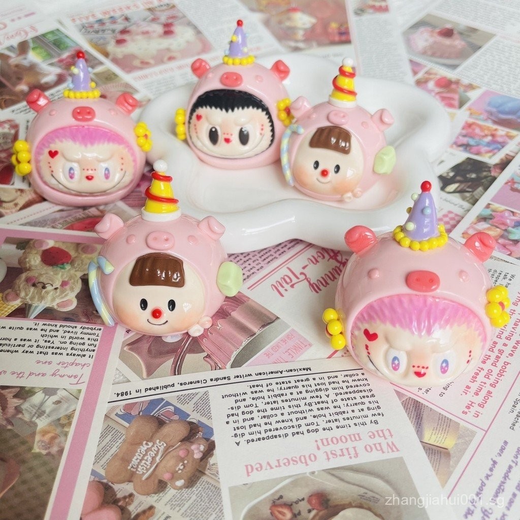 [2025]Labubu Dodo Girl Style Small Ornaments Cute Resin Clay Handmade ...