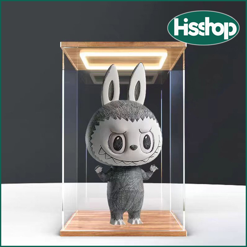 Acrylic display case, transparent display box with lights,400% sketch ...