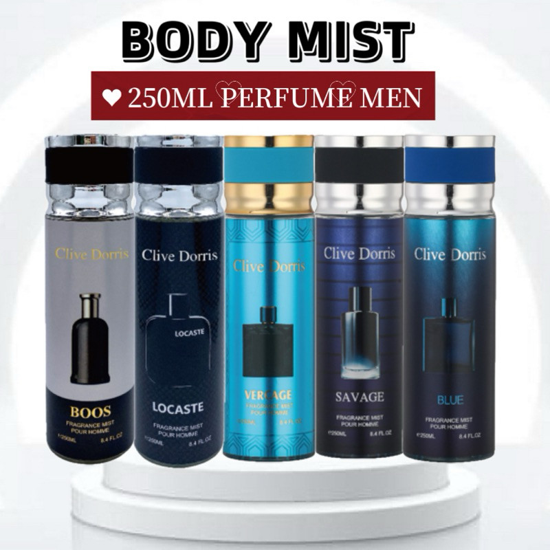 CLIVE BODY MIST ARAB PERFUME MEN MINYAK WANGI LELAKI MURAH TAHAN LAMA ...