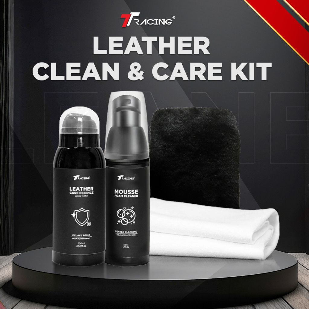TTRacing Leather Clean & Care Kit - Multipurpose Cleaning Kit | Shopee ...