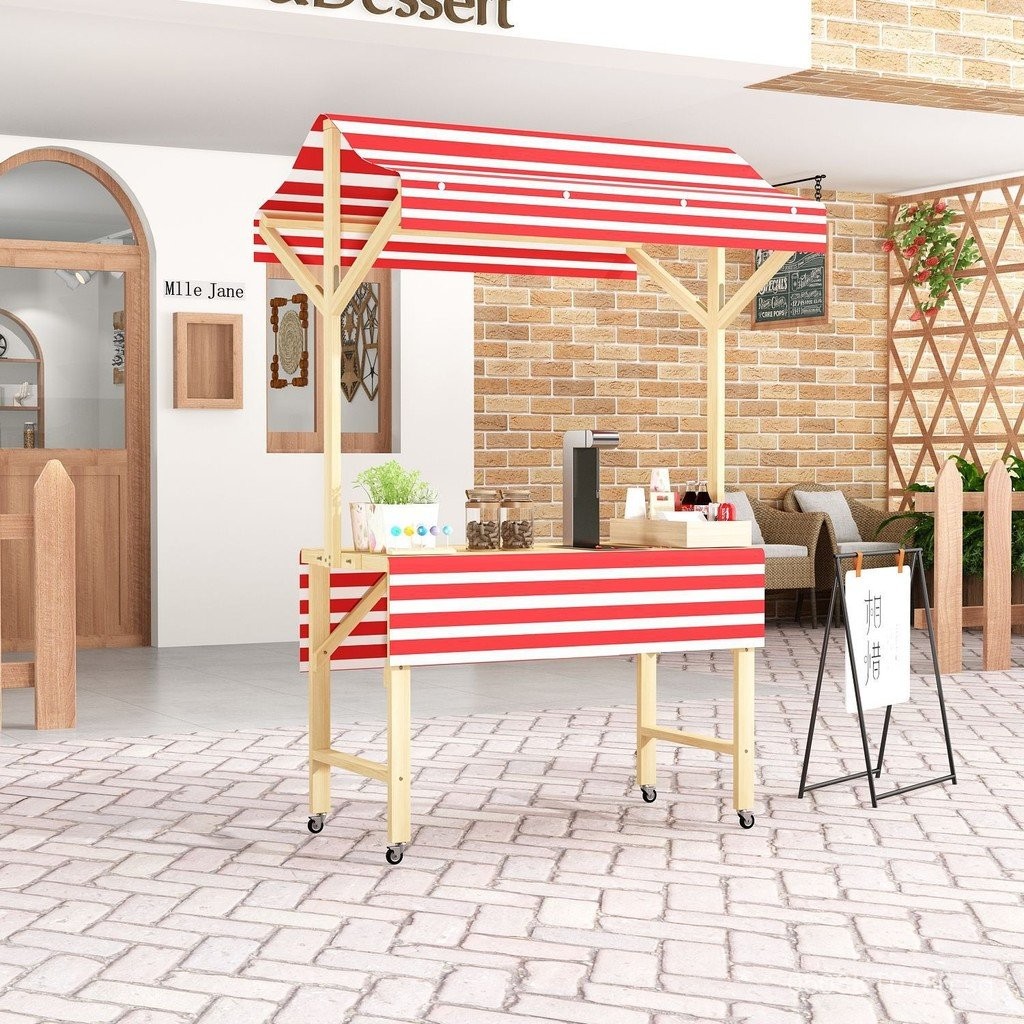 Wooden Activity Tent for Shopping Mall, Movable Stall, Multifunctional ...