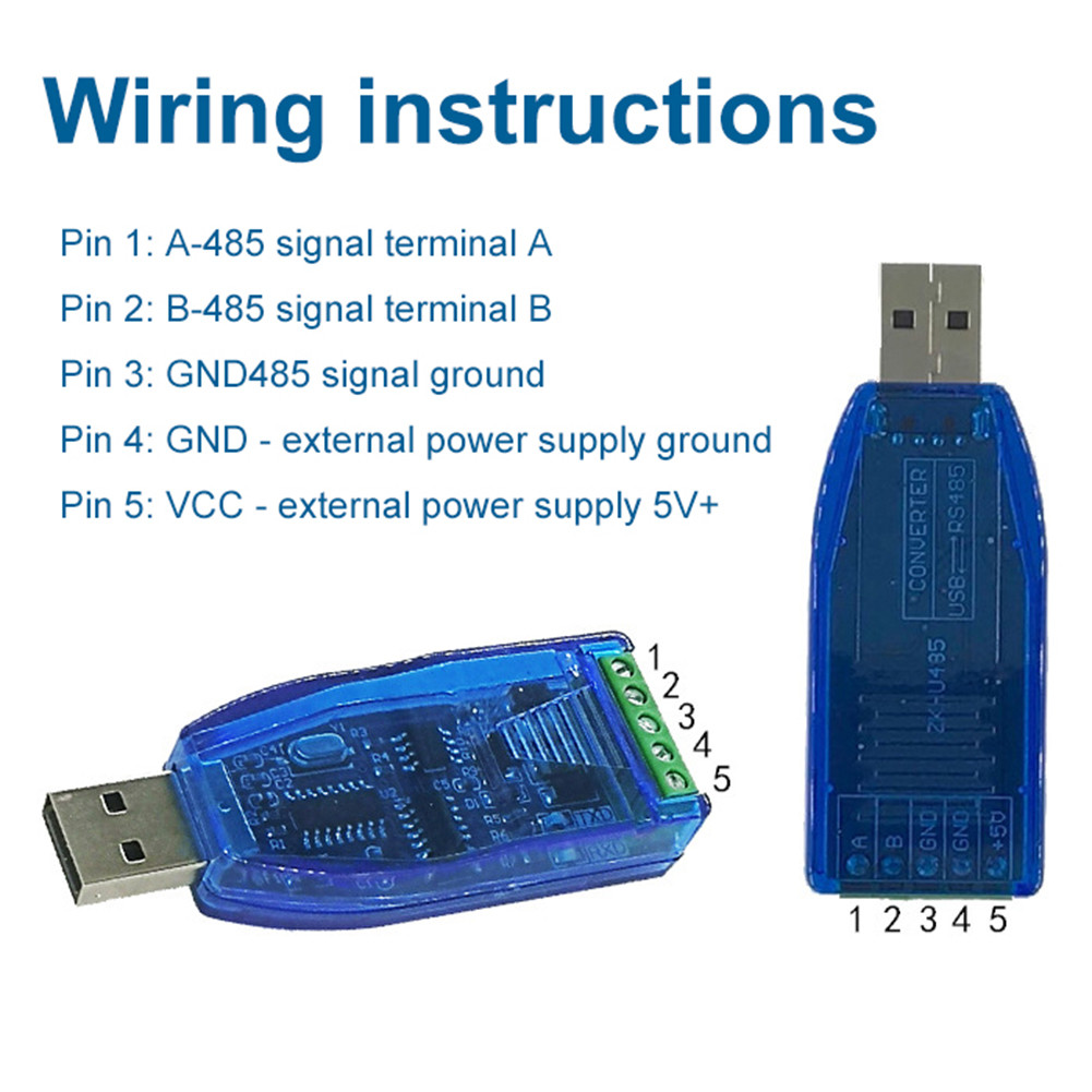 Industrial USB To RS232/RS485 Converter CH340 Chip Upgrade Protection ...