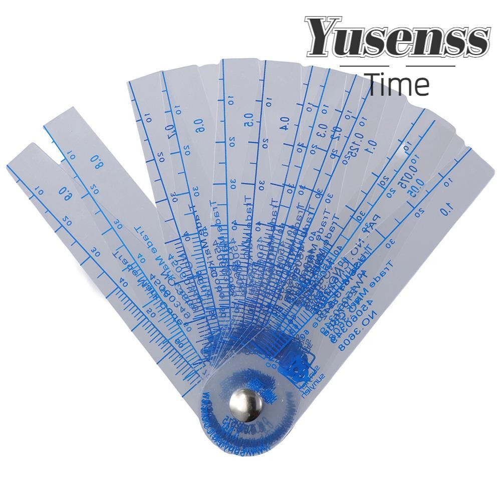 YUSENSS Gap Measuring Tool, 13 Blades 0.05-1mm Thickness Metric Feeler ...