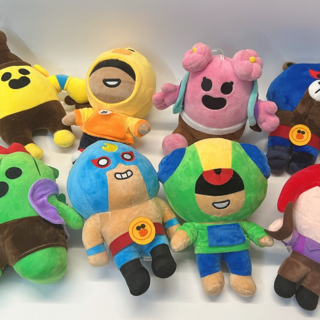 Cartoon Peripheral Plush Toy Brawl Stars Doll Lyons Doll Hero Toy Game ...