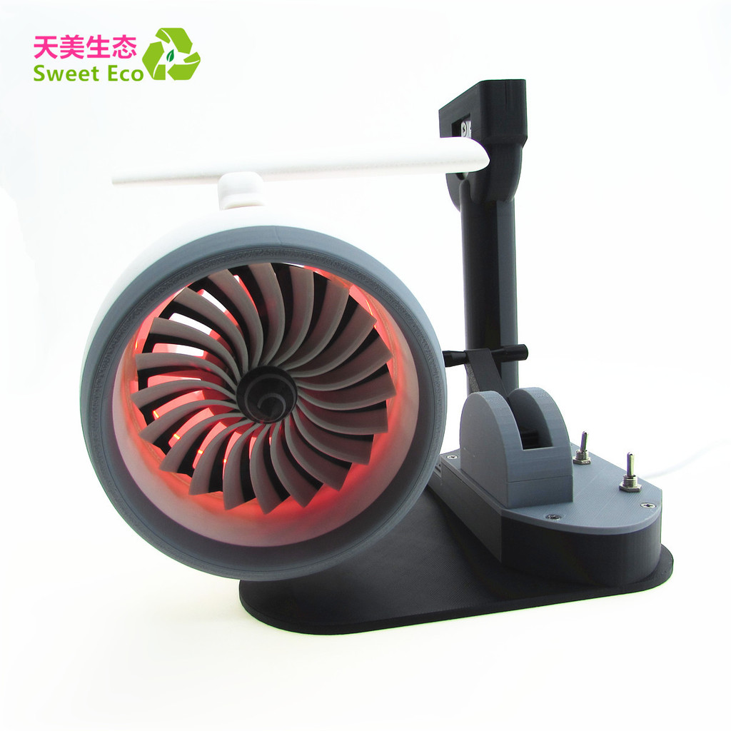 Aviation Turbine Fan Airplane Engine Model Turbine Jet Engine Assembly ...