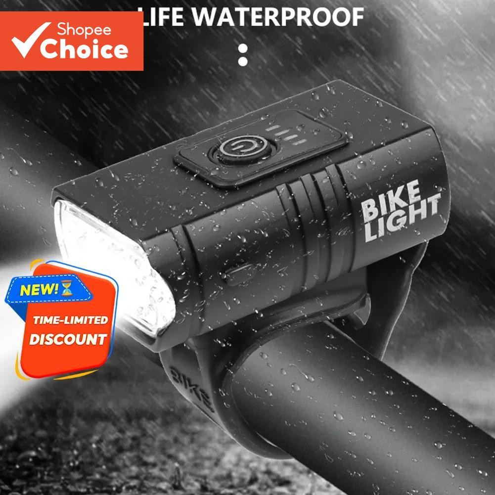 Bicycle Light 2T6 LED Front USB Rechargeable Mountain Bicycle Lamp ...