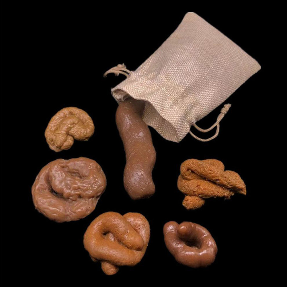 6Pcs/Set Soft Poop Simulation Poop Poop Toys Funny Toy Simulation Poop ...
