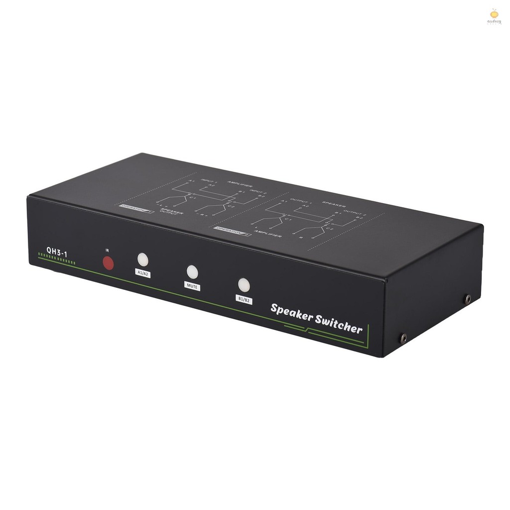 Amplifier Speaker Selector Switch Switcher 1 Input 2 Output/2 Input 1 ...