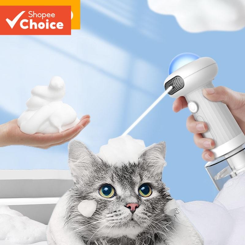 ROJECO Pet Bath Foaming Machine Electric Pet Smart Bathroom Foam Soap ...