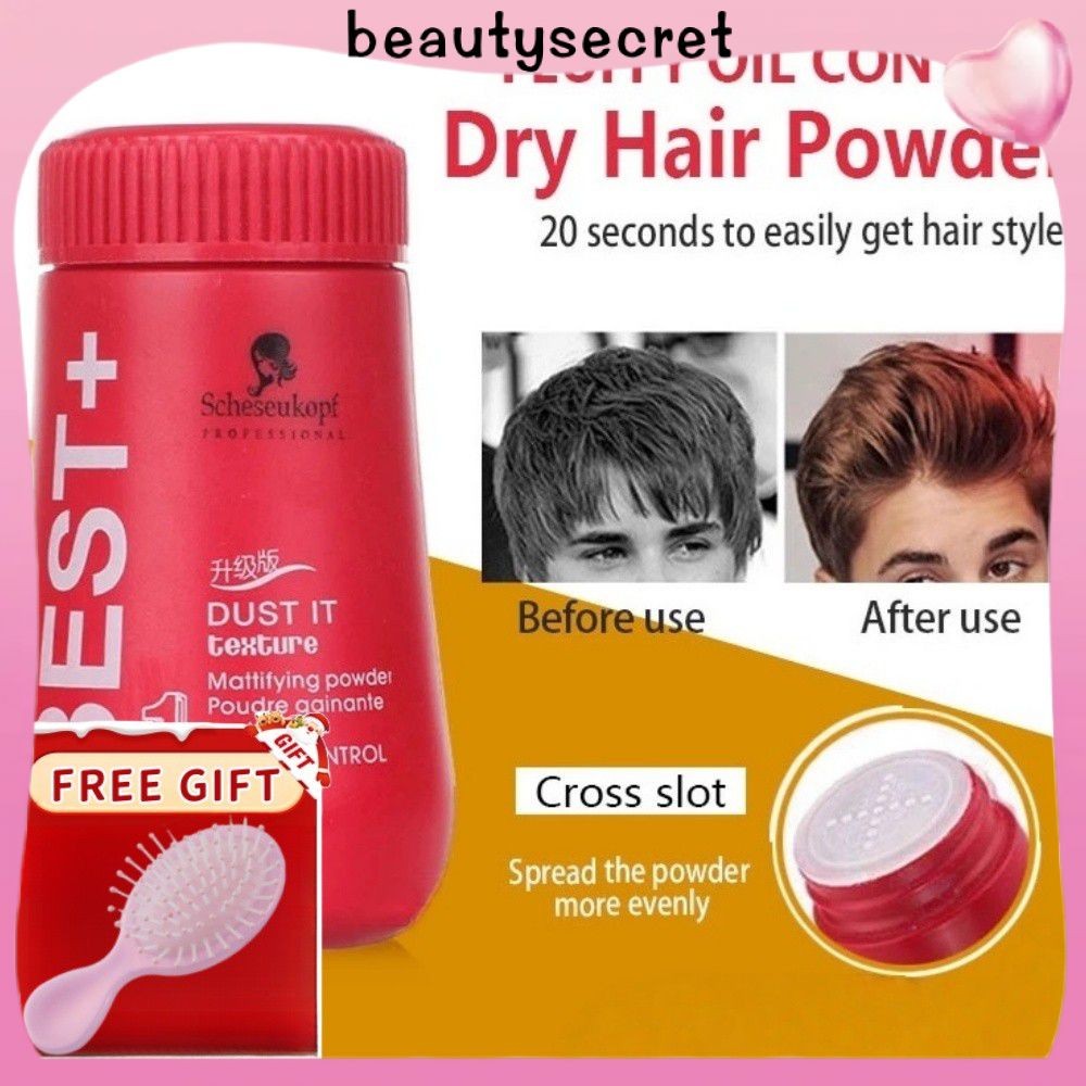 24h Shipping 【FREE GIFT】10g Serbuk Rambut Hair Styling Powder Best +1 ...
