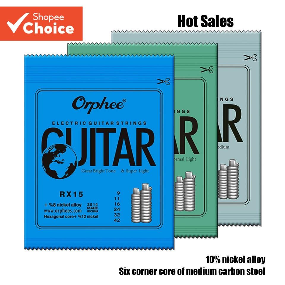 Orphee Electric Guitar String Model RX15 RX17 RX19 Super light Nickel ...