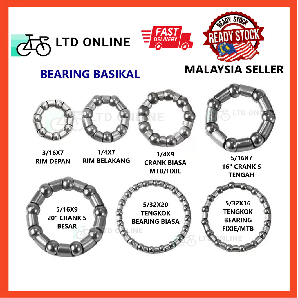 Bicycle Bearing Ball Retainer Part Headset Rim Wheel BB Crank Bearing ...