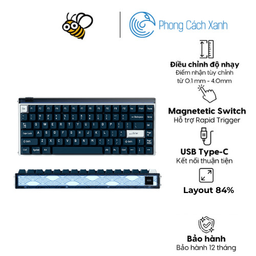 HE MelGeek MADE84 Pro Keyboard - Rapid Trigger Support - Genuine ...