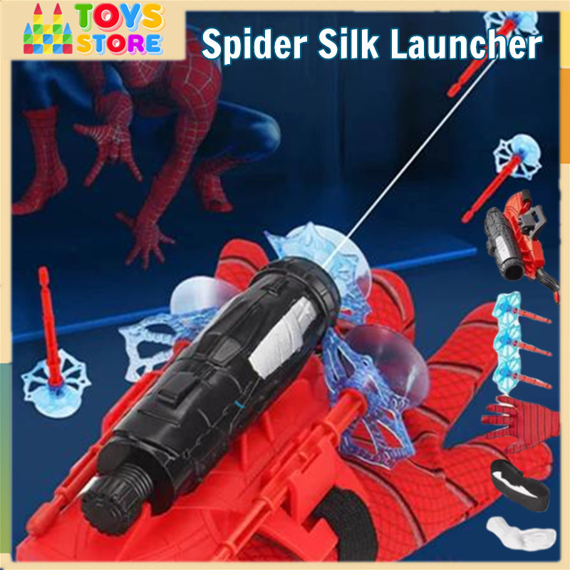 Spider-Man Spider Silk Launcher Toy Launcher Glove Spider Web Shooter ...