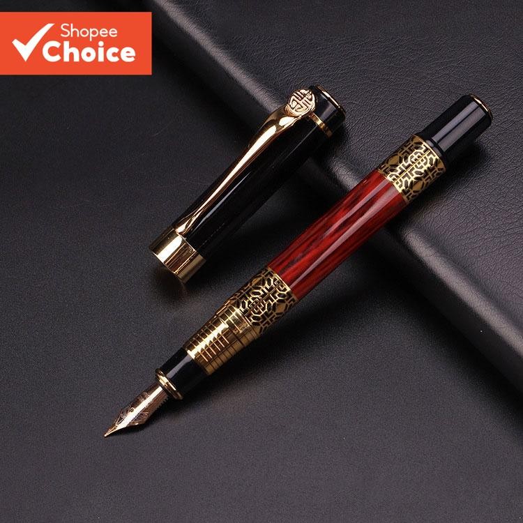 Retro Fountain Pen Fine Nib Vintage Calligraphy Pen Gift | Shopee Singapore