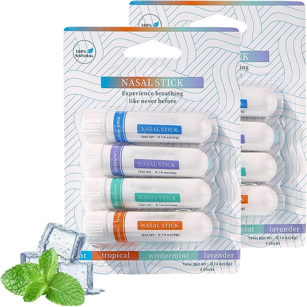 Nasal Stick (8 Pack), Nasal Sticks Boost Energy Set, Portable Nose ...