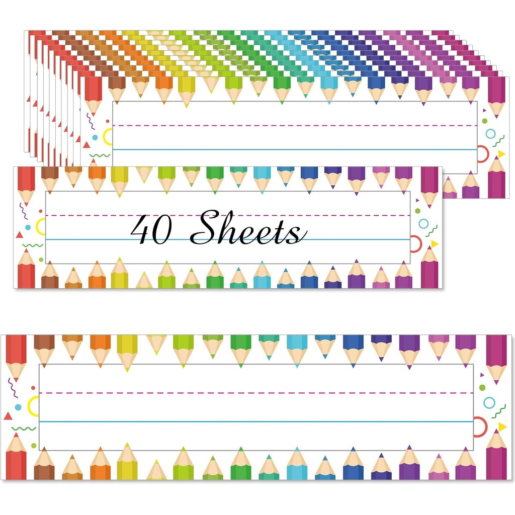 Starboling Name Tags for Classroom,40Pcs Student Name Tags for desks ...