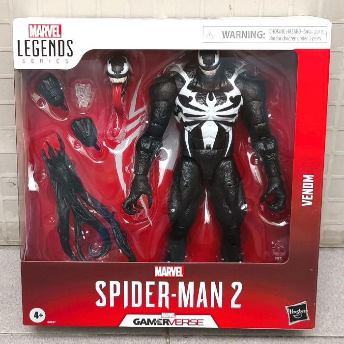 HASBRO MARVEL LEGENDS DELUXE VENOM SPIDER-MAN 2 GAMERVERSE SPIDERMAN ...