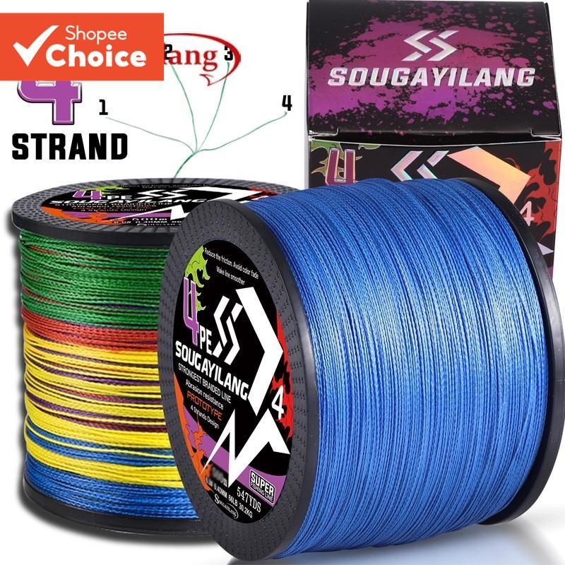 SuKailang Fishing Line 100M PE Outdoor Braided Fishing Line 4 Strands ...