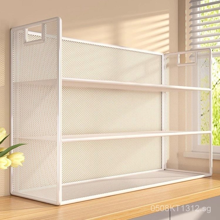 Multi-layer Storage Cabinet Office Desk Bookshelf Dormitory Desktop ...
