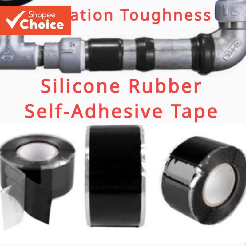 Silicone Rubber Self-Adhesive Tape - 2.5cm Wide, 1.5m Long, High ...