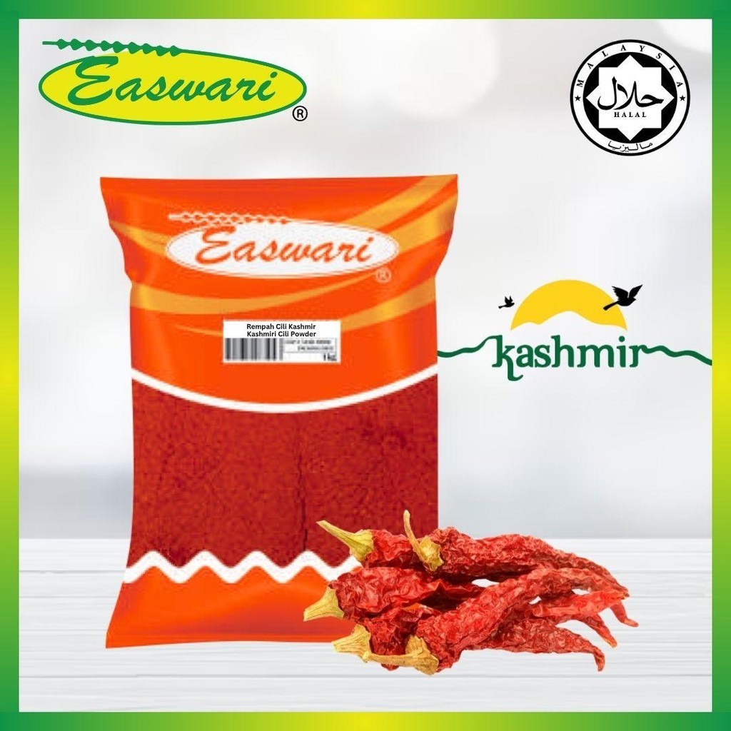 MERAH Kashmir Chili Powder 1KG | Kashmiri Chili Powder | Bright Red ...