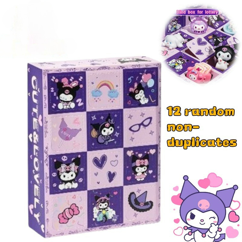 Blind Box Kuromi hand model 12 holes blind box cartoon toys blind bag ...