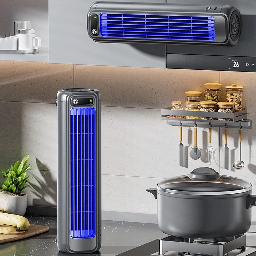 Portable Air Conditioner Tower Fan, 2025 New Bladeless Air Cooler with ...