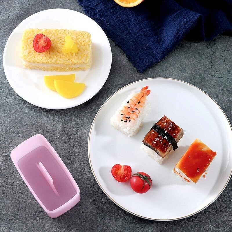 Rice Musubi Molder Rectangular 1-Layer Onigiri Mold Box Onigiri Meat ...
