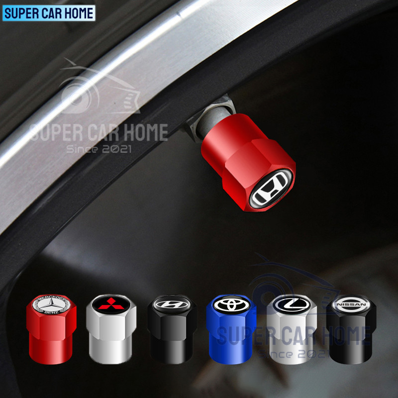 SCH Tire Valve Caps Air Stem Cover Wheel Plugs Airtight Universal ...