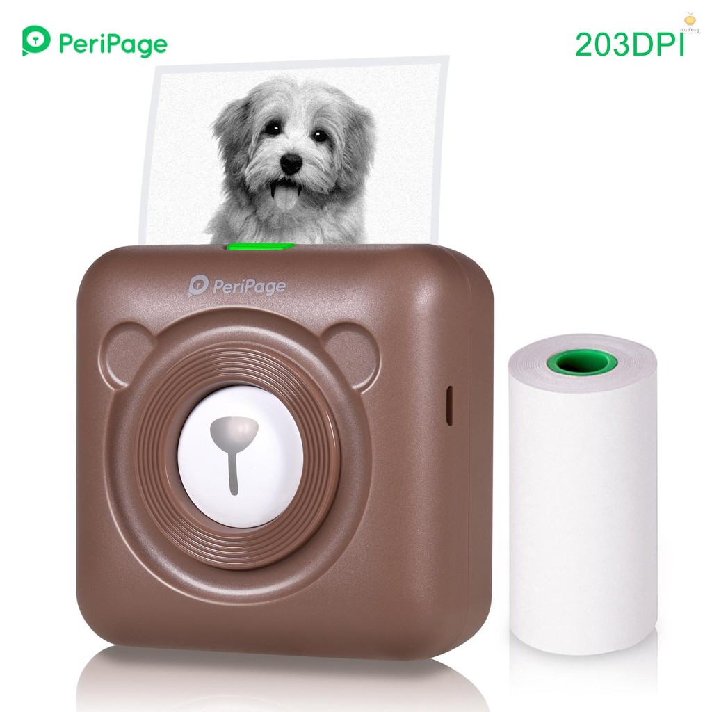 Mini Pocket All-in-One Thermal Printer Wireless BT Picture Photo Label ...