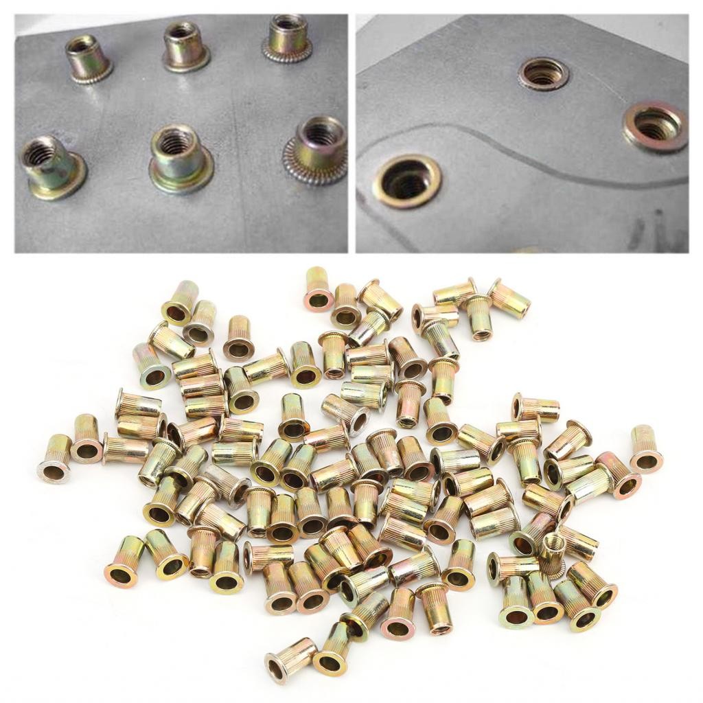 Rivet Nut Different Specifications Flat Head Threaded Nutsert Kit for ...