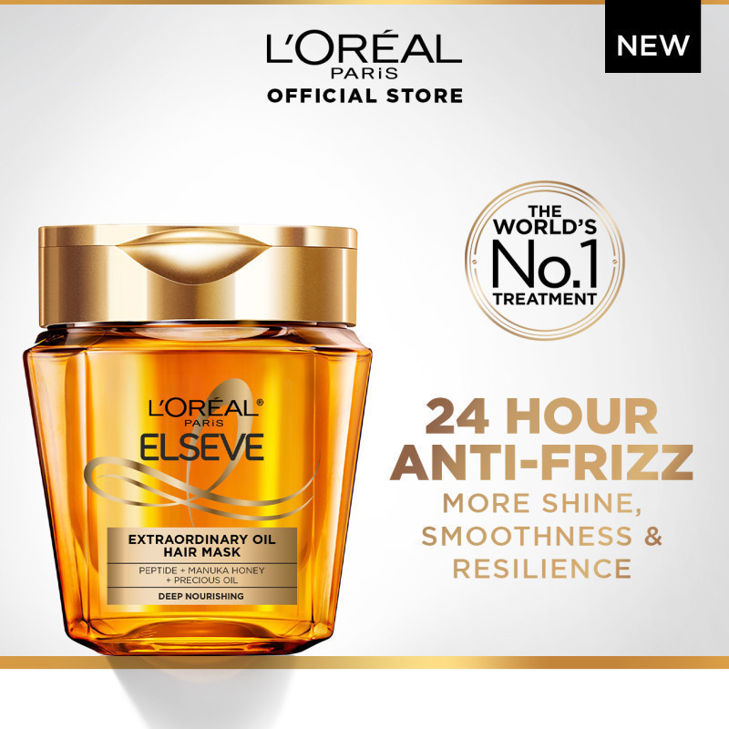 L’Oréal Paris ELSEVE Extraordinary Oil Tub Mask | More Shine ...