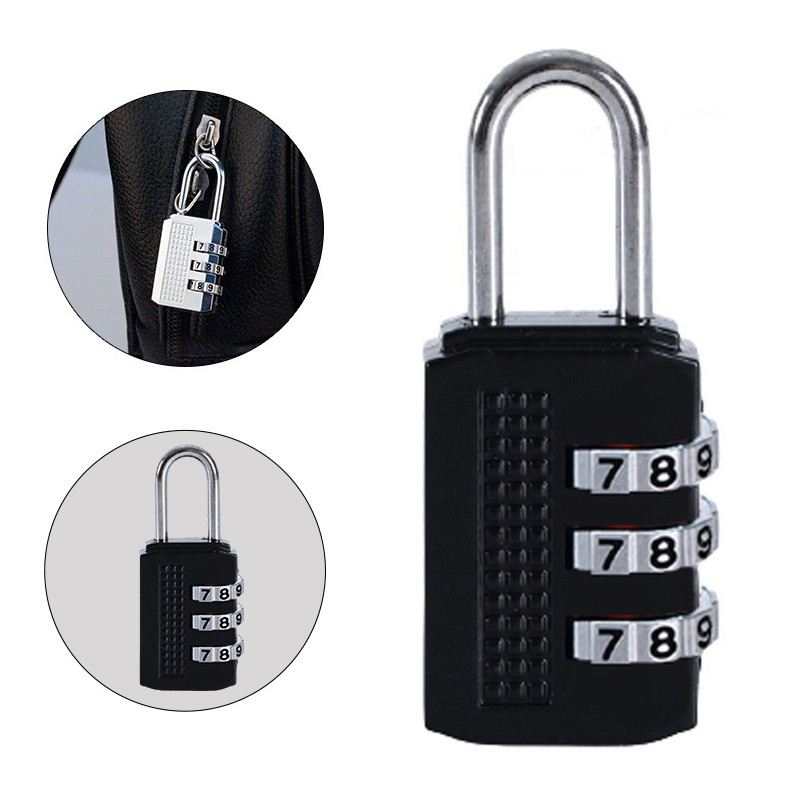 [ponajimy] 3 Digit Number Combination Pad Lock Padlock Outdoor ...