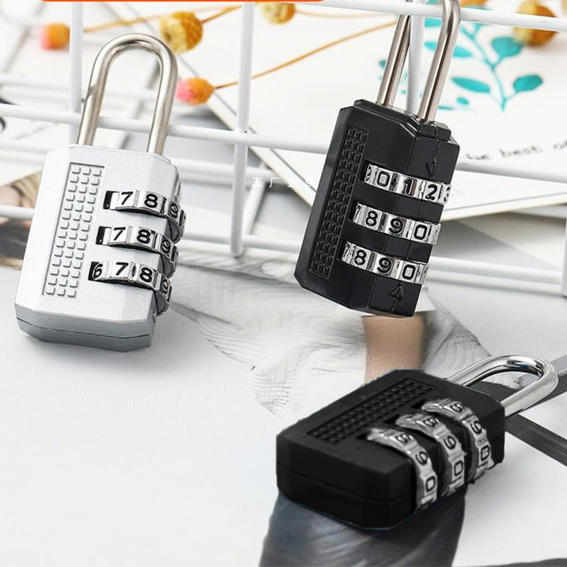 [ponajimy] 3 Digit Number Combination Pad Lock Padlock Outdoor ...