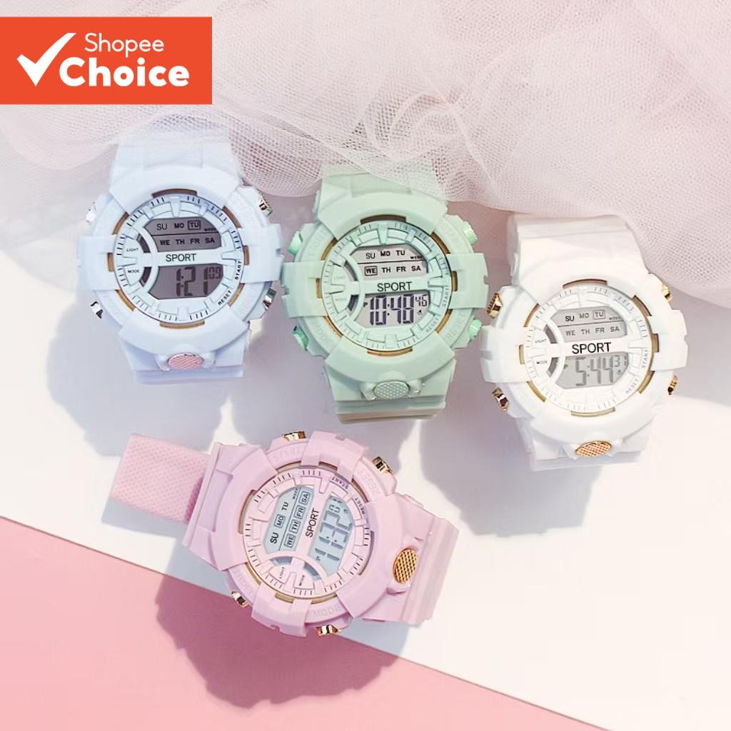 Glow LED Sports Watch For Students Kids - Multifunction Digital Watch ...