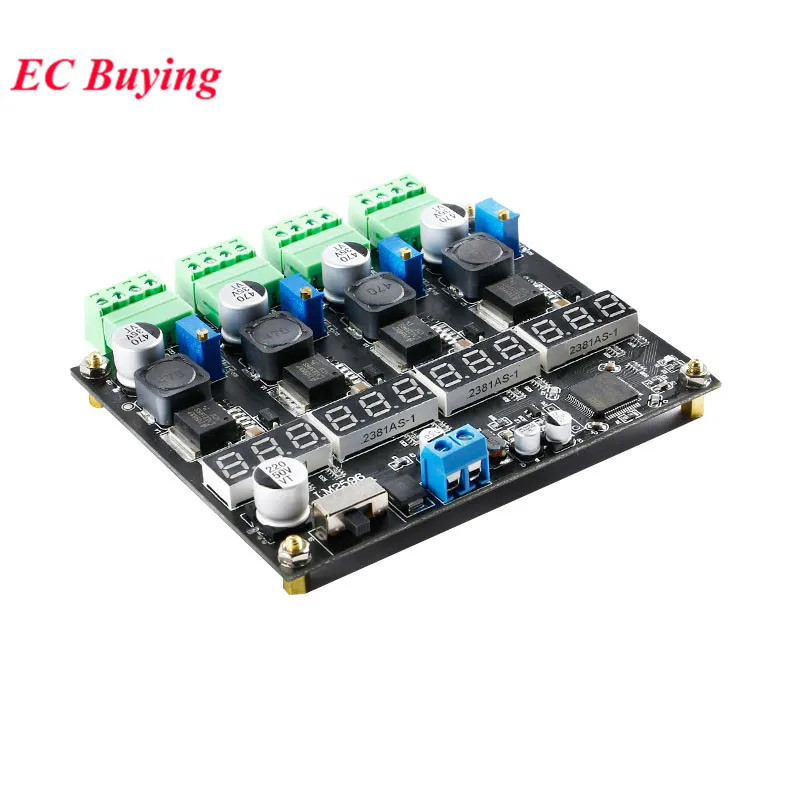 LM2596 Multi-channel Switching Power Supply Module 4-channel Digital ...