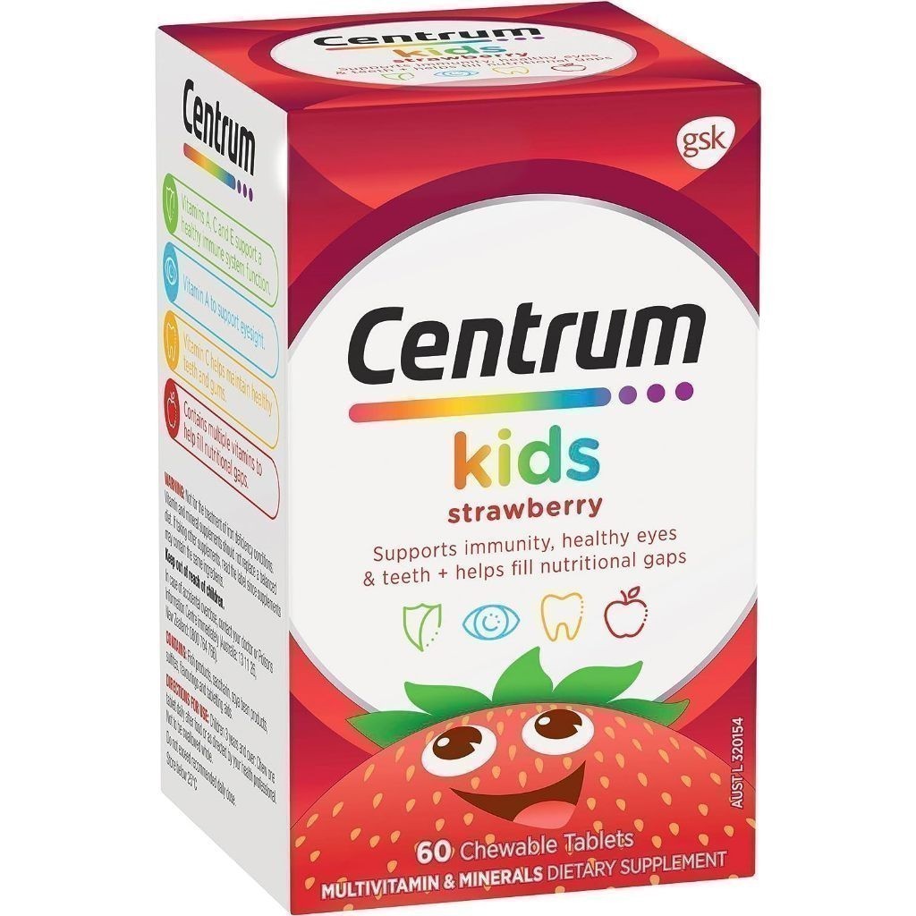 Centrum Kids Multivitamin 60 Chewable Tablets | Shopee Singapore