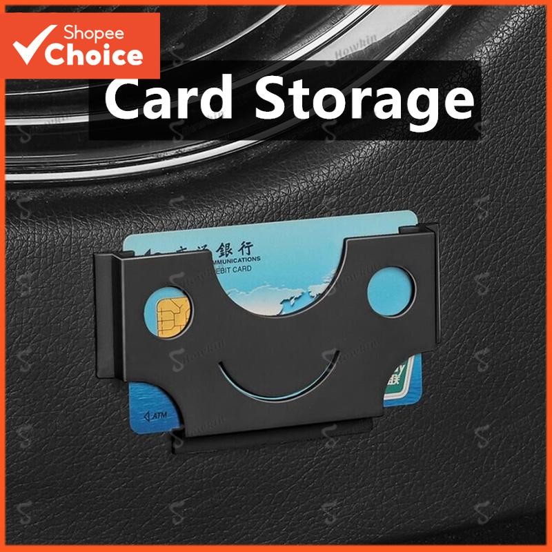 Car Card Holder Voucher Storage Box Ic Card Holder Car Refueling High ...