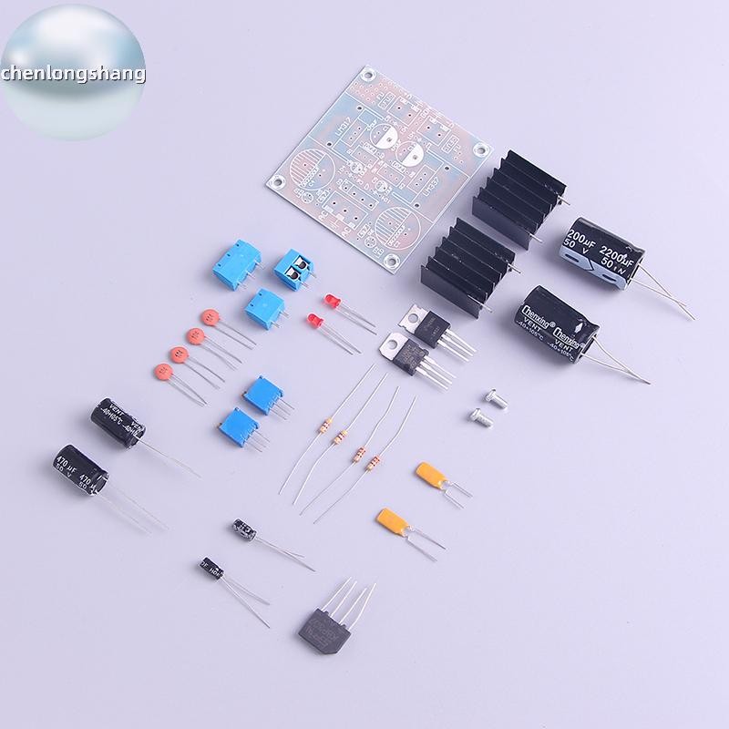chenlongshang AC/DC 12V 24V LM317 LM337 Linear Voltage Regulator ...