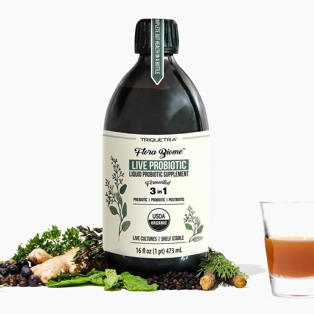 Flora Biome - Live Probiotic, Prebiotic, & Postbiotic – Organic Live ...