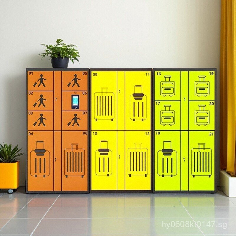 Self-Service Luggage Storage QR Code Face Recognition Locker Storage ...
