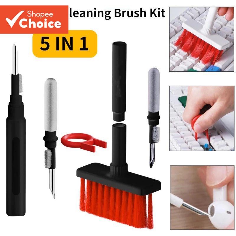 5 in 1 Brush Kit Multifunctional Keyboard Cleaning Earphone PC Keycap ...