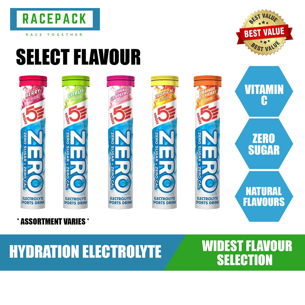 High5 ZERO Electrolyte Drink 1 Tube | Sugar Free | Hydration Tablets ...