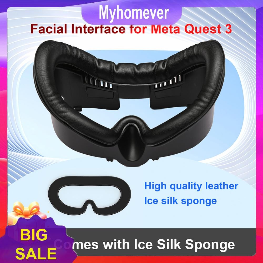 3-In-1 Face Mask Cover Breathable Mask Face Cushion for Meta Quest 3 ...