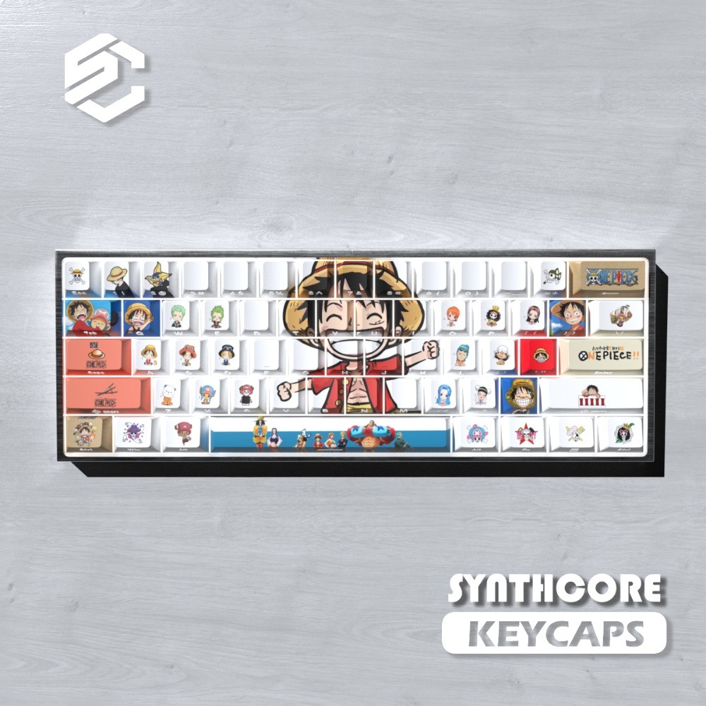 Luffy Keycap Cherry Profile 74 Keys PBT Letter Side-printed LED ...