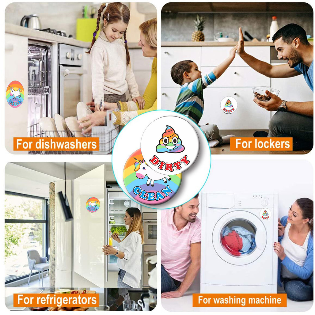 【Shipment within 24 hours‌】Dishwasher Safe Magnetic Sticker Dual Sided ...