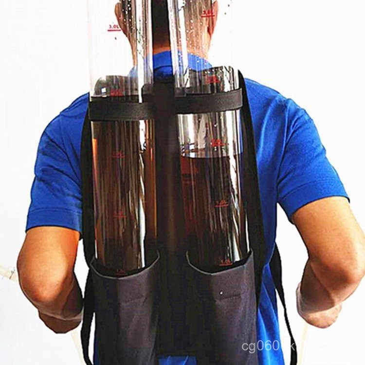 6L Dual Bottle Dispenser Beer Bucket Splitter Portable Backpack Style ...